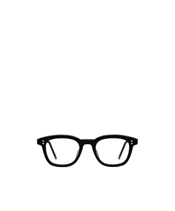 Thom Browne Rectangular Frame Eyeglasses - Black