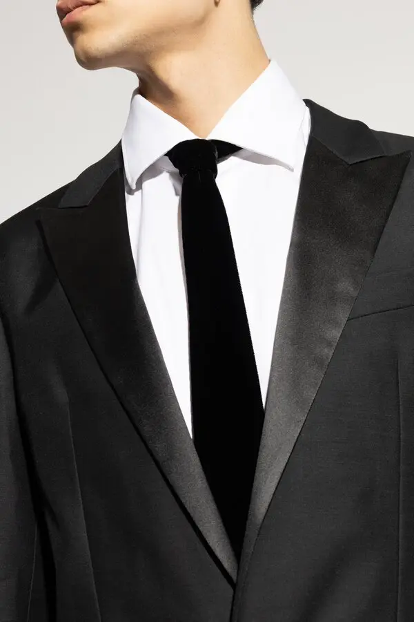 Giorgio Armani Velvet Neck Tie