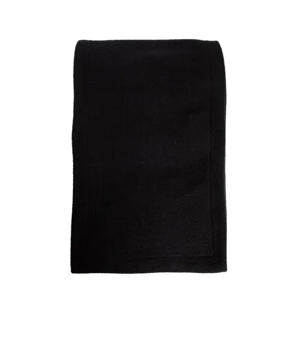 Rick Owens Logo Scarf - Black