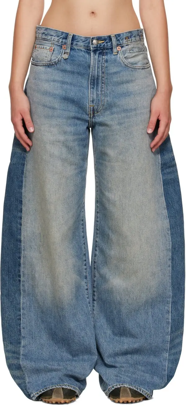 R13 Wide-leg Jeans With Belt Loops