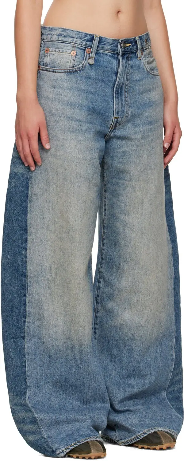 R13 Wide-leg Jeans With Belt Loops