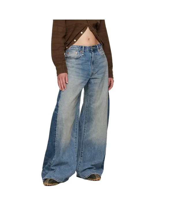 R13 Wide-leg Jeans With Belt Loops