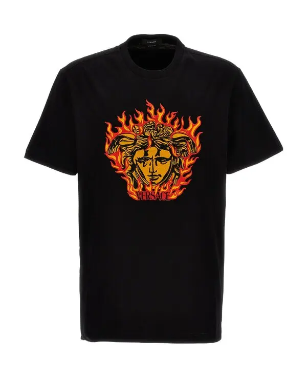 Versace Medusa-print Short-sleeve T-shirt