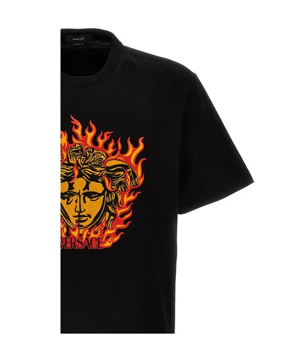 Versace Medusa-print Short-sleeve T-shirt