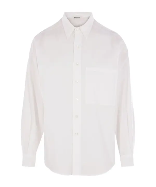 Auralee Oversized Twill Shirt - White