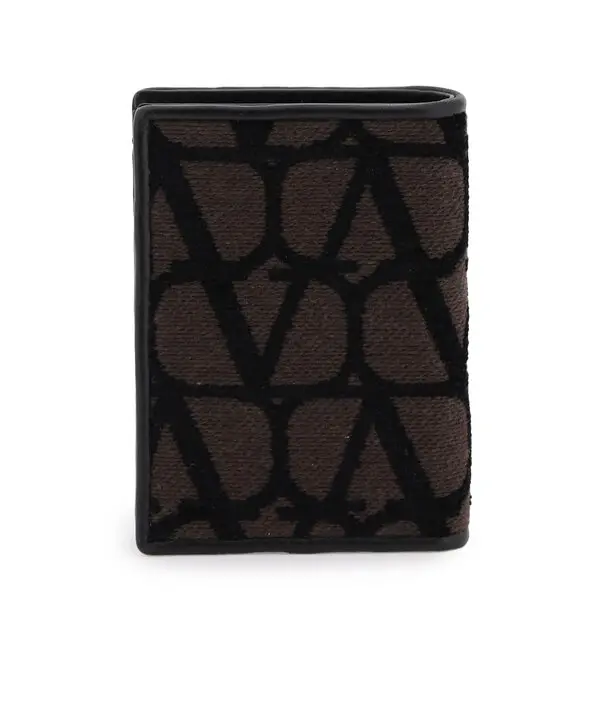Valentino Garavani Double-folded Purse With Printed Pattern