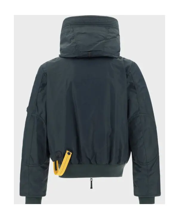 PARAJUMPERS Hooded Logo-patch Jacket - Black