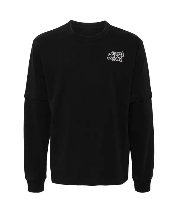 Sacai Layered Effect Cotton T-shirt
