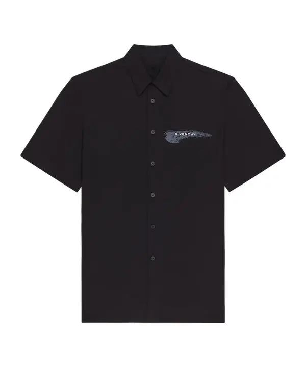 Givenchy Logo Embroidered Short-sleeved Shirt