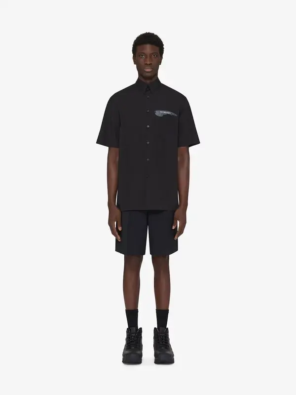 Givenchy Logo Embroidered Short-sleeved Shirt
