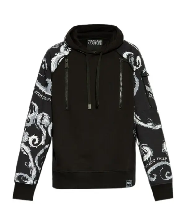 Versace Baroque Print Hooded Sweatshirt