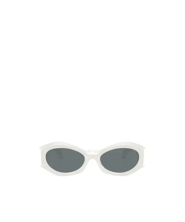 Versace Medusa Geometric-frame Sunglasses - Gray