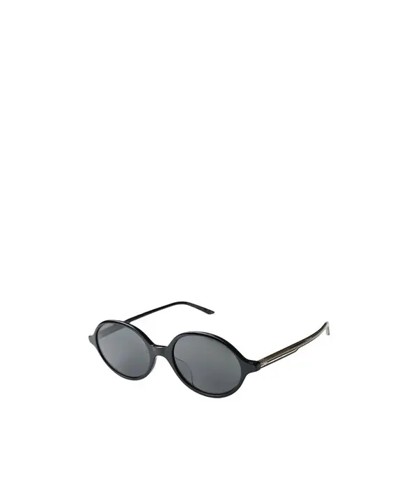 Oliver Spencer Round Frame Sunglasses - Black