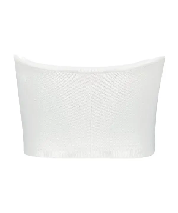 DIESEL® Logo Plaque Ribbed Tube Top