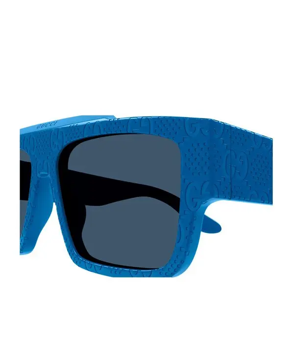 Gucci Rectangular Frame Sunglasses - Blue