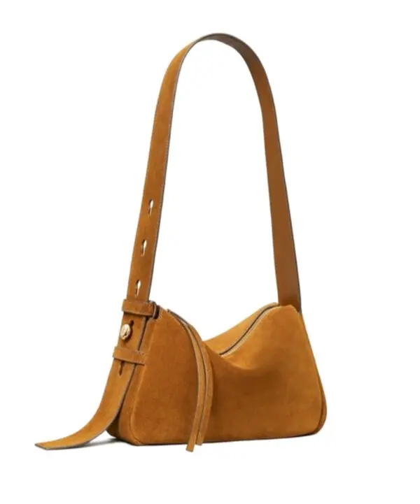 Tory Burch Small Romy Shoulder Bag - Brown