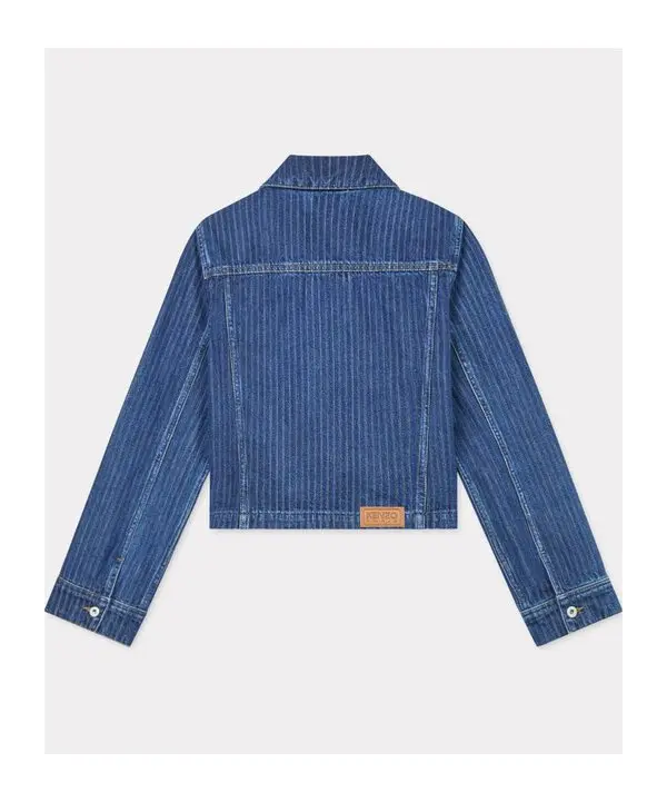 Kenzo Striped Denim Trucker Jacket