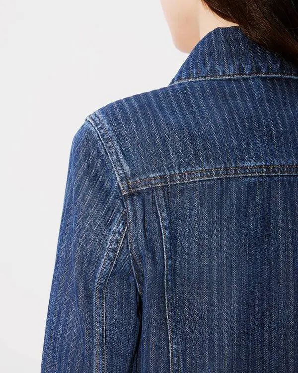 Kenzo Striped Denim Trucker Jacket