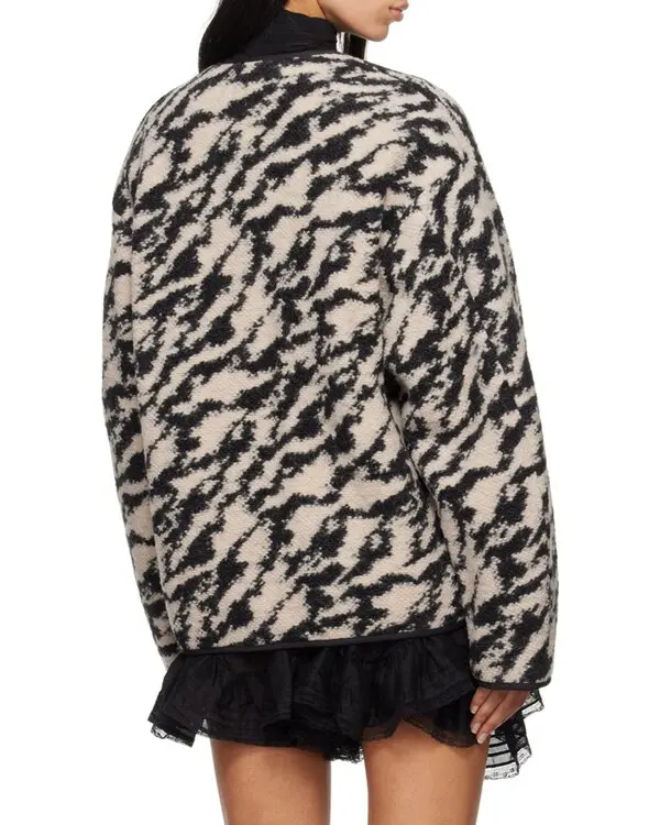 Isabel Marant Étoile Zebra-printed Button-up Jacket