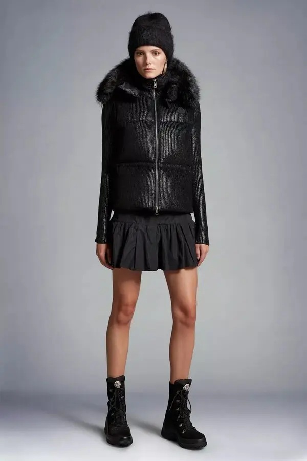 Moncler Down Gilet With Rope Belt