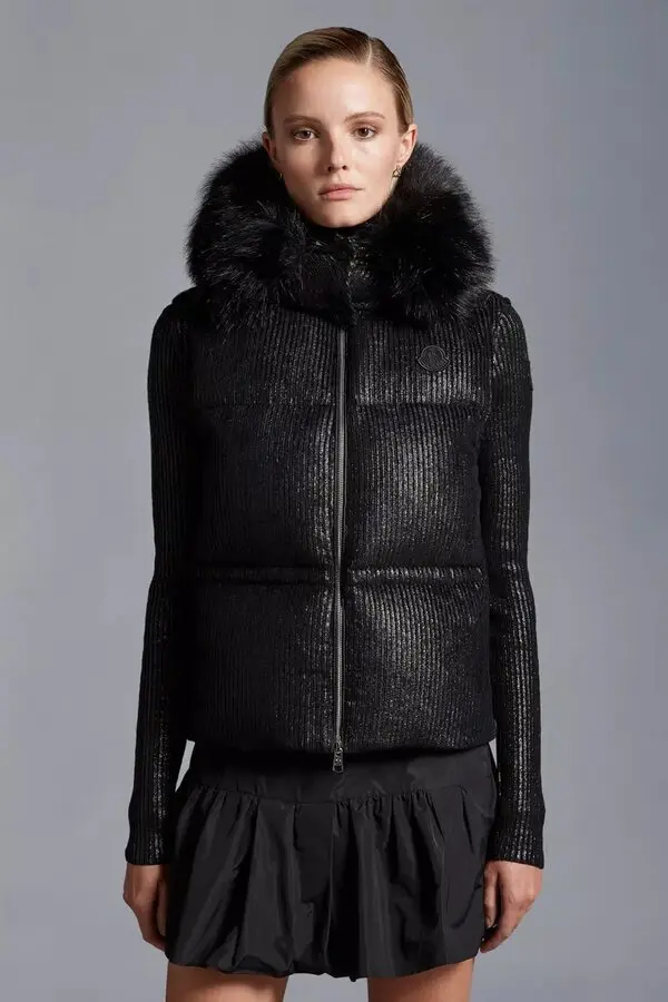 Moncler Down Gilet With Rope Belt