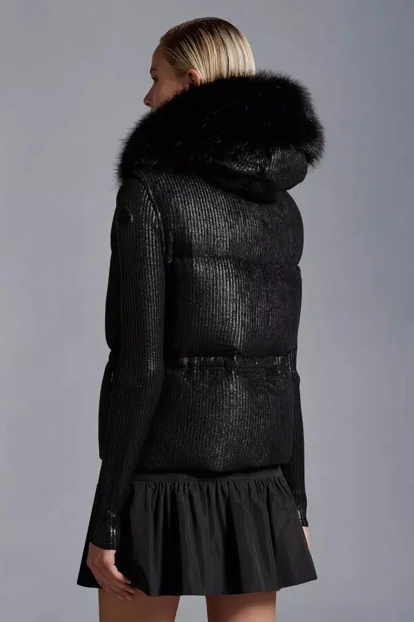 Moncler Down Gilet With Rope Belt