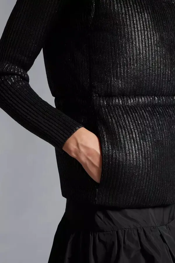 Moncler Down Gilet With Rope Belt