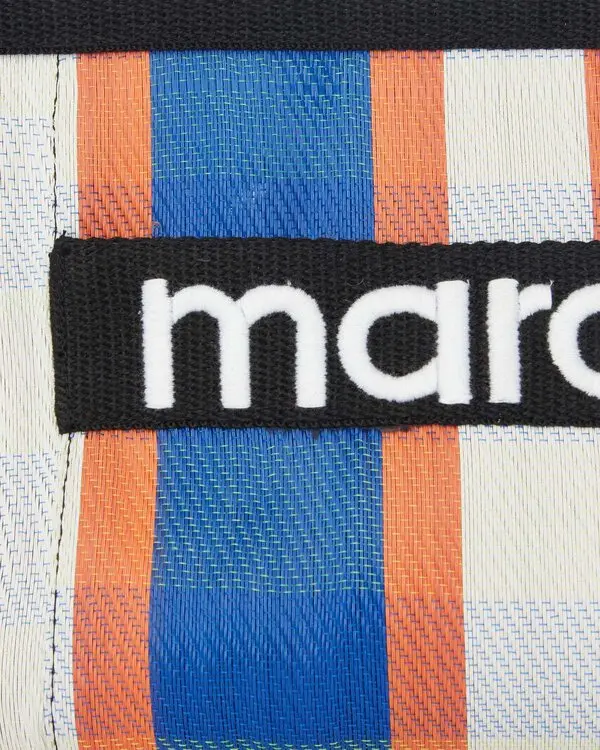 Isabel Marant Étoile Striped Logo Clutch
