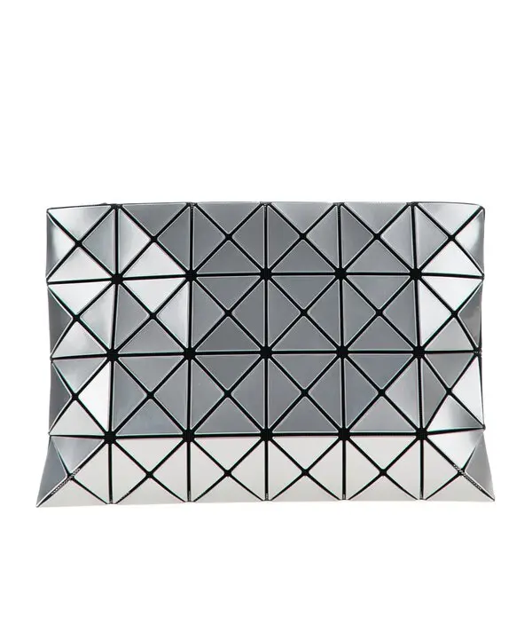 Issey Miyake Geometric Pattern Crossbody Bag - Silver