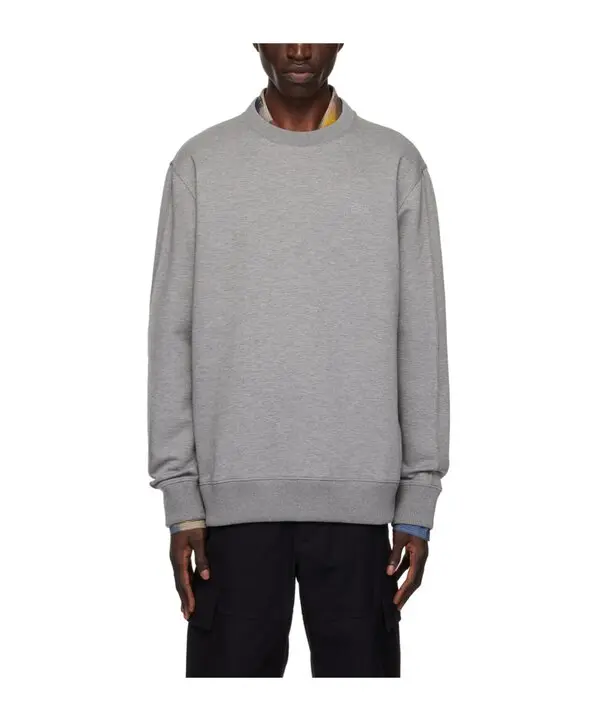 Givenchy Logo Embroidered Ribbed Round Neck Sweater