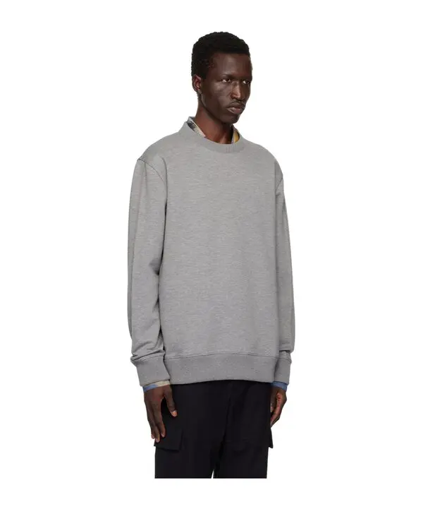 Givenchy Logo Embroidered Ribbed Round Neck Sweater