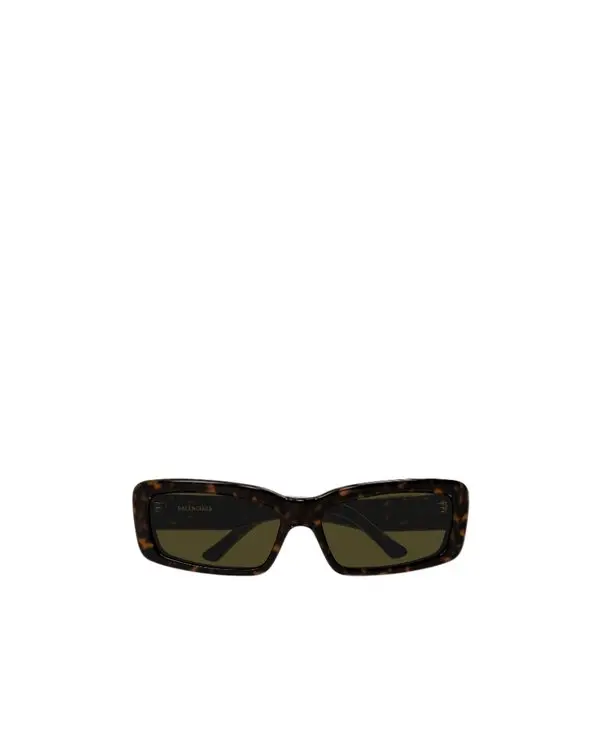 Balenciaga Oversize Rectangle Frame Sunglasses - Black