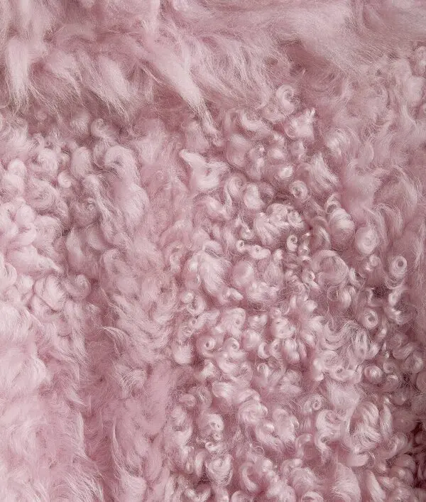 Bottega Veneta Belted Shearling Coat