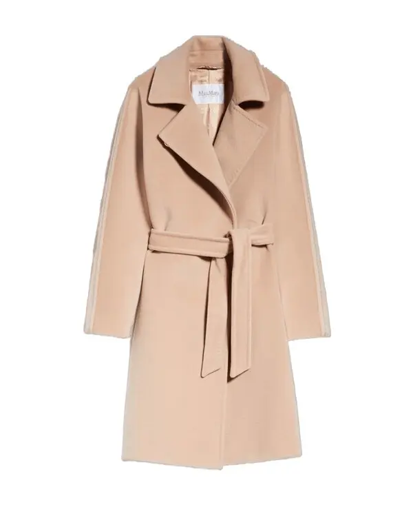 Max Mara Cashmere And Wool Wrap Coat