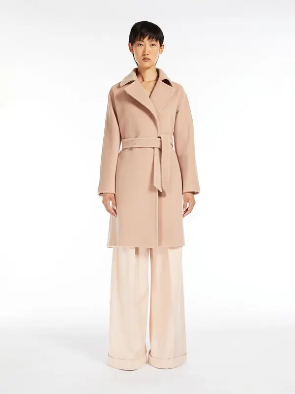 Max Mara Cashmere And Wool Wrap Coat