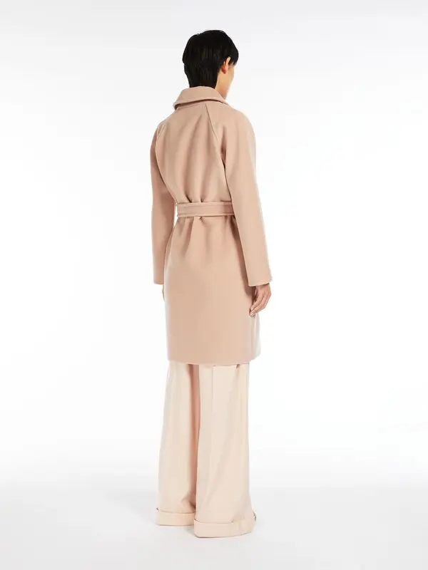 Max Mara Cashmere And Wool Wrap Coat