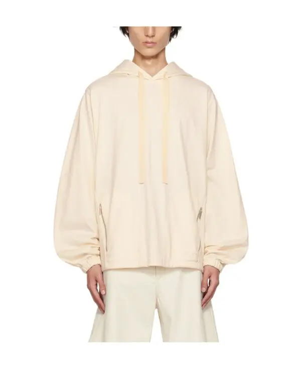 JIL SANDER Drawstring Hooded Sweater