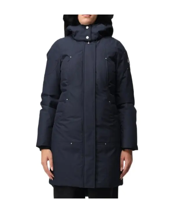 Moose Knuckles Hooded Cotton Suit With Long Sleeves