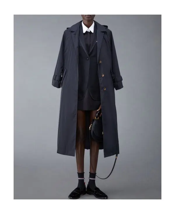 Thom Browne Twill Car Coat
