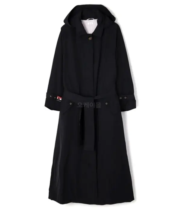 Thom Browne Twill Car Coat - Black