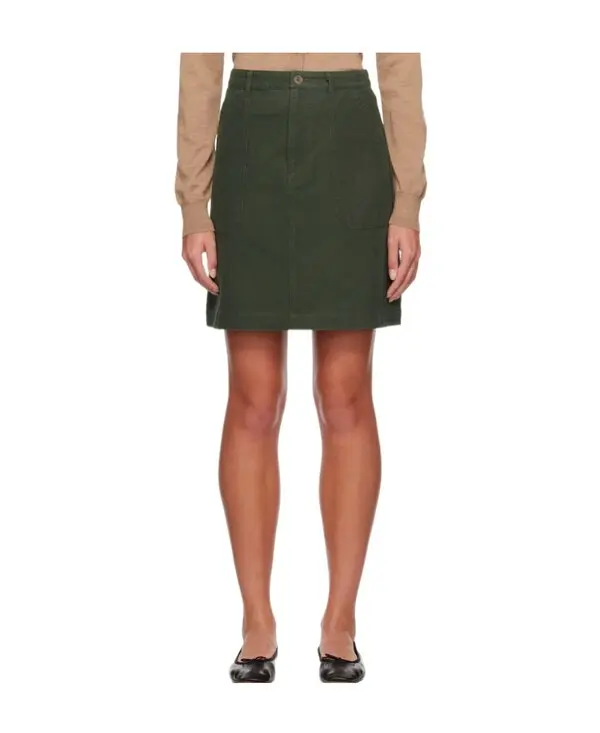 A.p.c. Mini Button Skirt
