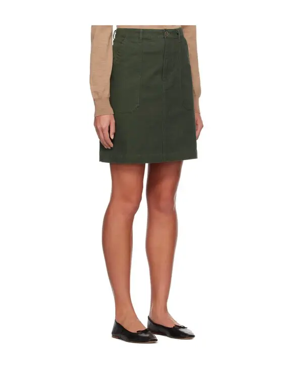 A.p.c. Mini Button Skirt