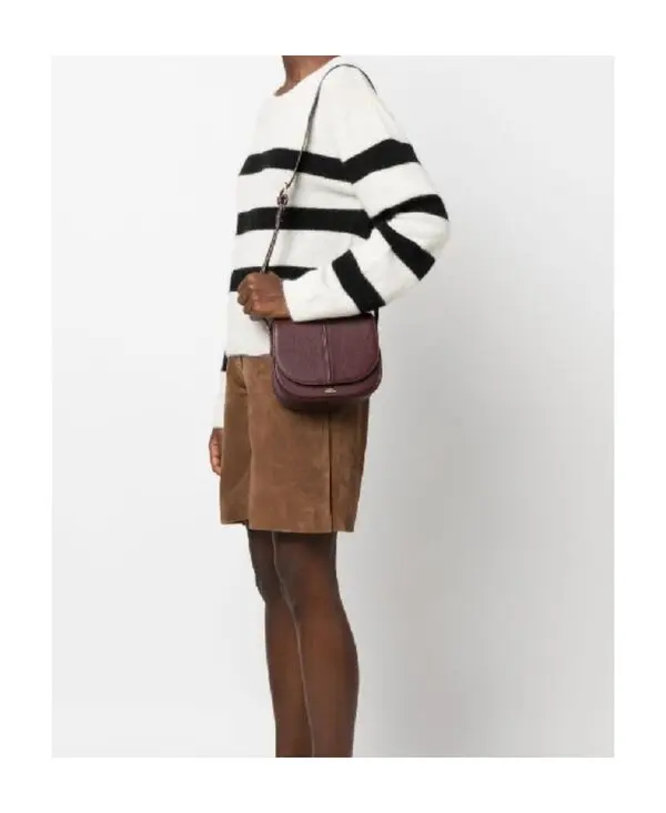 A.p.c. Betty Leather Crossbody Bag - Black