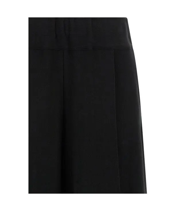 Issey Miyake Wide-leg Cropped Trousers With Buckle Detail