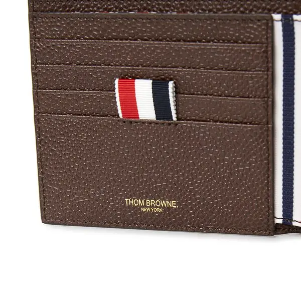 Thom Browne Bifold Wallet - Brown