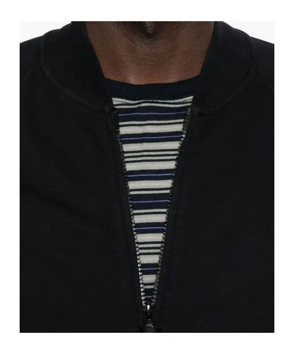 C.P. COMPANY Zip-up Jacket With Ribbed Accents