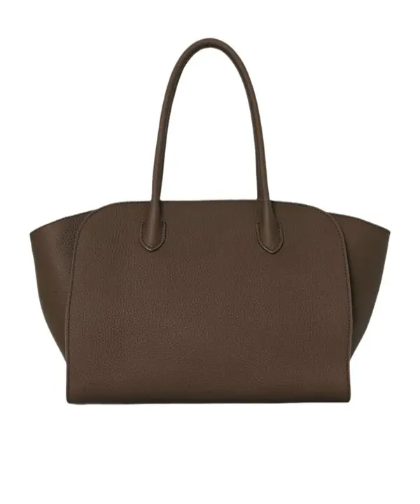 THE ROW Marlo Leather Tote Bag - Brown