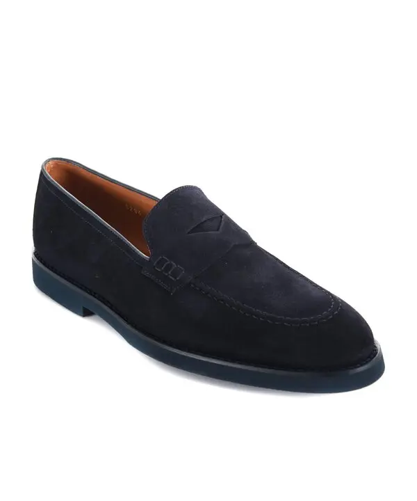 DOUCAL'S Suede Loafers - Black