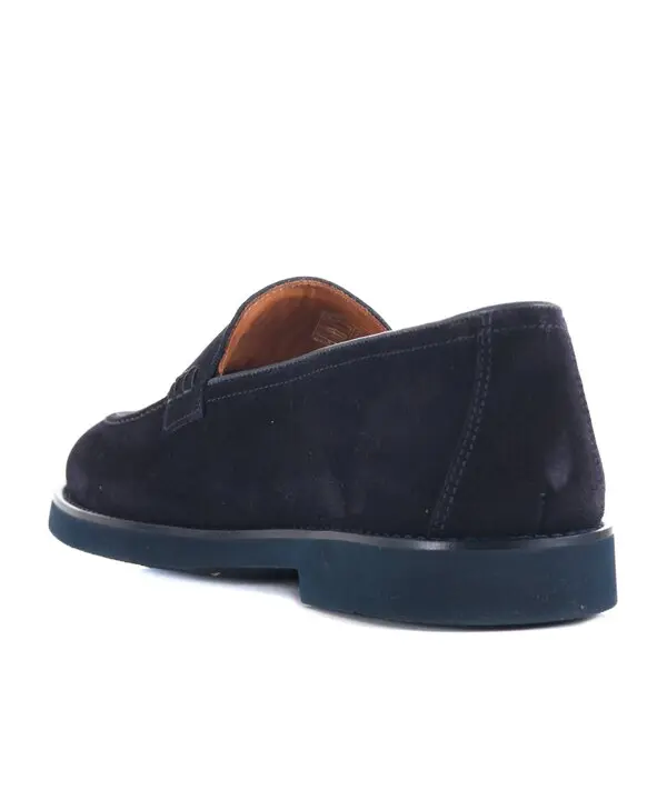 DOUCAL'S Suede Loafers - Black