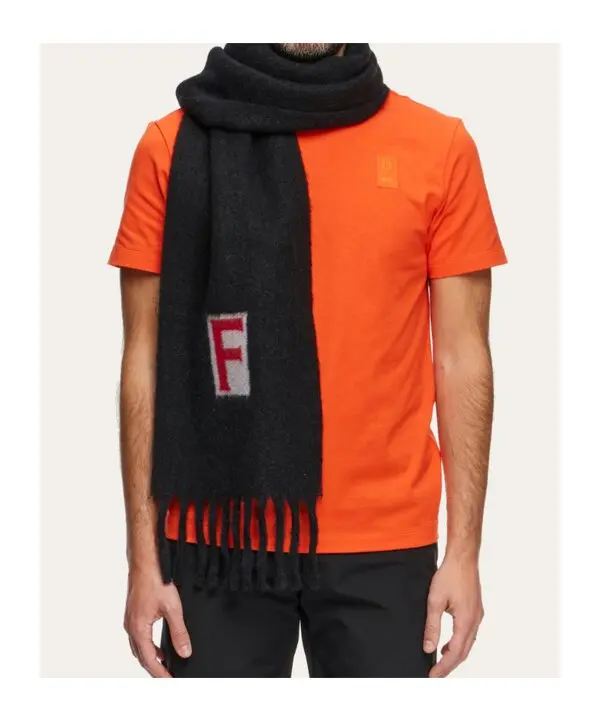 FERRAGAMO Scarf With Jacquard Detailing